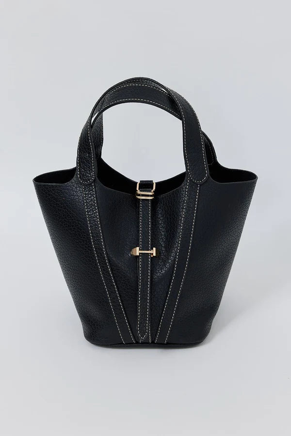 Briana Bucket Bag | Faux Leather Bag | HEATLNDN